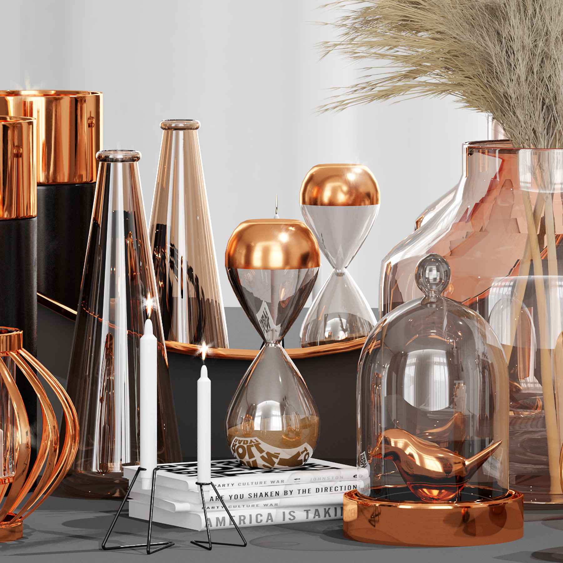 ArtStation - decorative_set_with_mirror | Resources