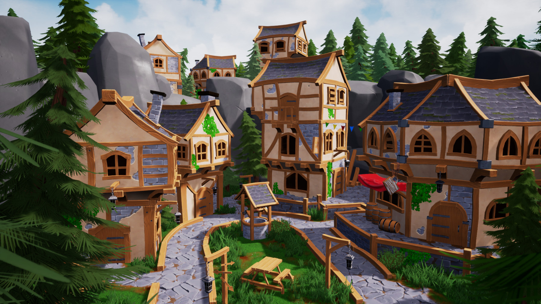 ArtStation - Stylized Village Asset Pack | Game Assets