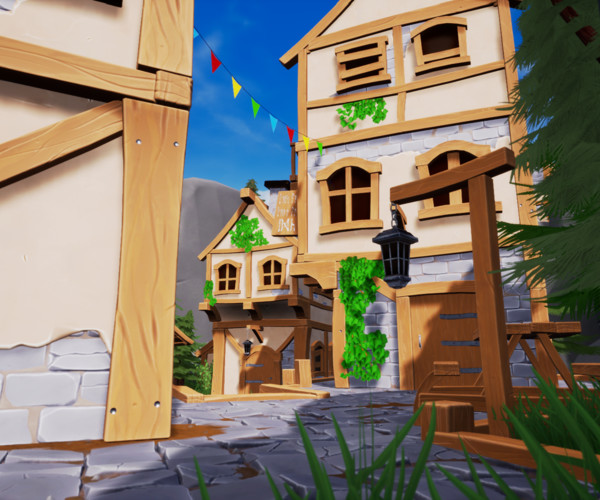 ArtStation - Stylized Village Asset Pack | Game Assets