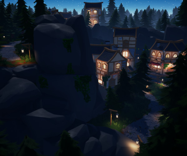 ArtStation - Stylized Village Asset Pack | Game Assets