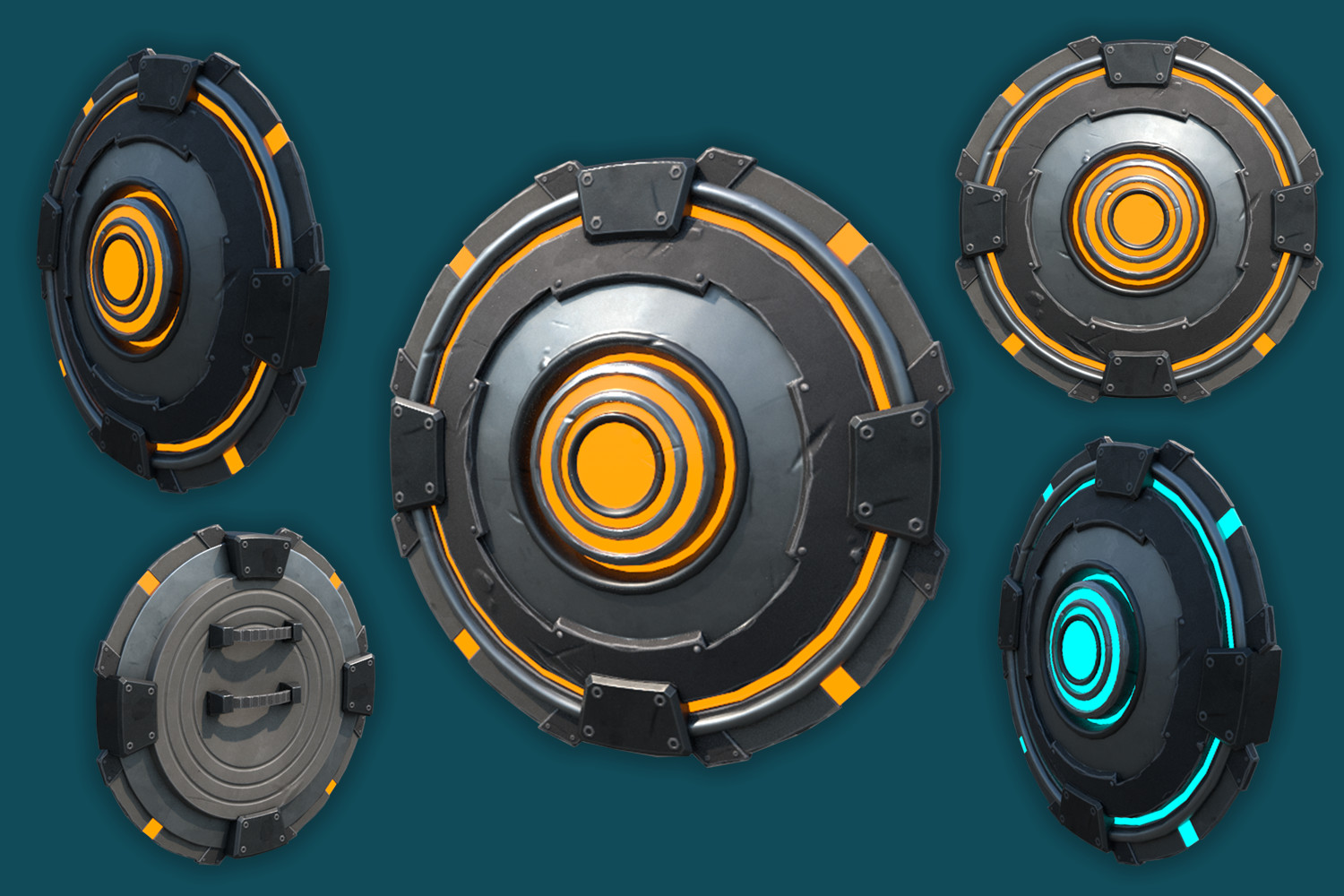 ArtStation - Stylized Sci-Fi Weapon Set | Game Assets