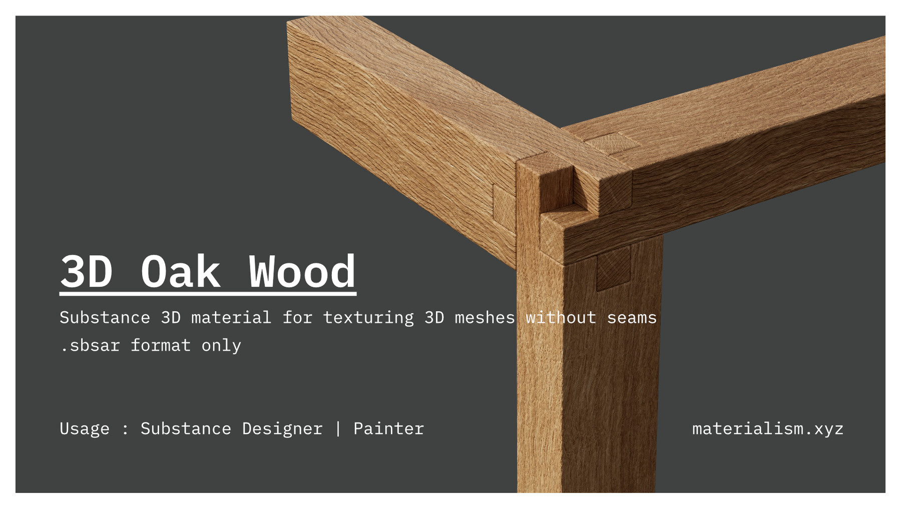 ArtStation - 3D Volumetric Oak Wood | Resources