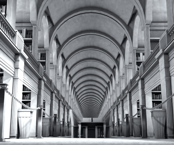 ArtStation - Ancient Libraray | Resources