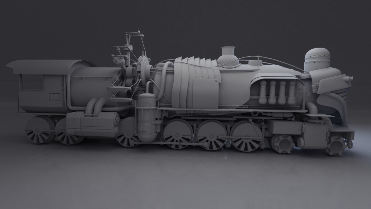 ArtStation - Ancient Stream Train | Resources