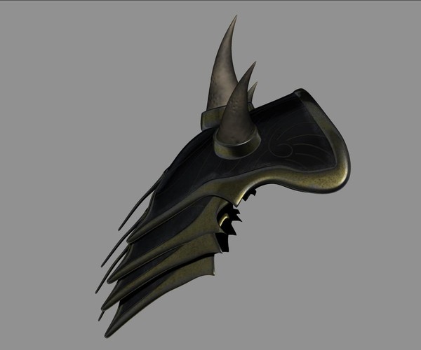 ArtStation - Shoulder Armor Sculpt | Game Assets