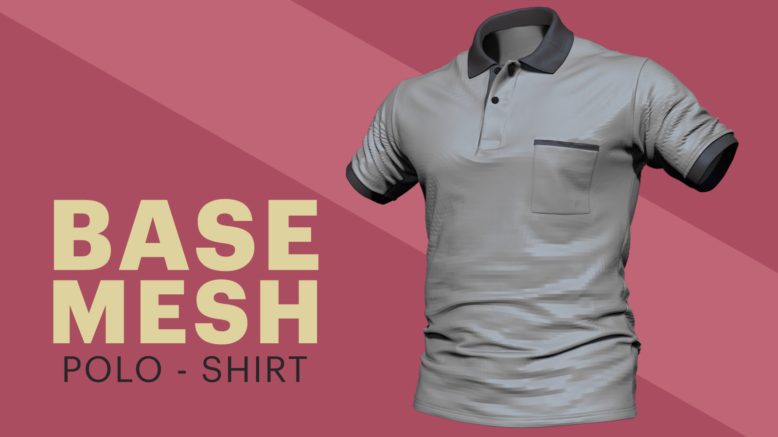 ArtStation - Polo Shirt - Base mesh | Resources