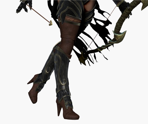 ArtStation - Elf Female Warrior Sculpt Project - Cosplay | Game Assets