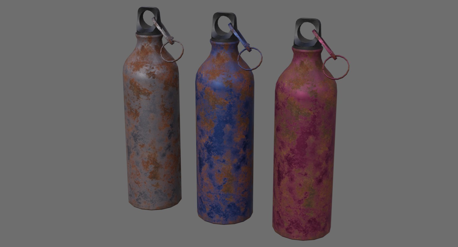 ArtStation - Water Bottle 1B | Game Assets