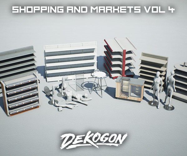 ArtStation - Shopping and Market VOL 4 - Retail Shopping | Game Assets
