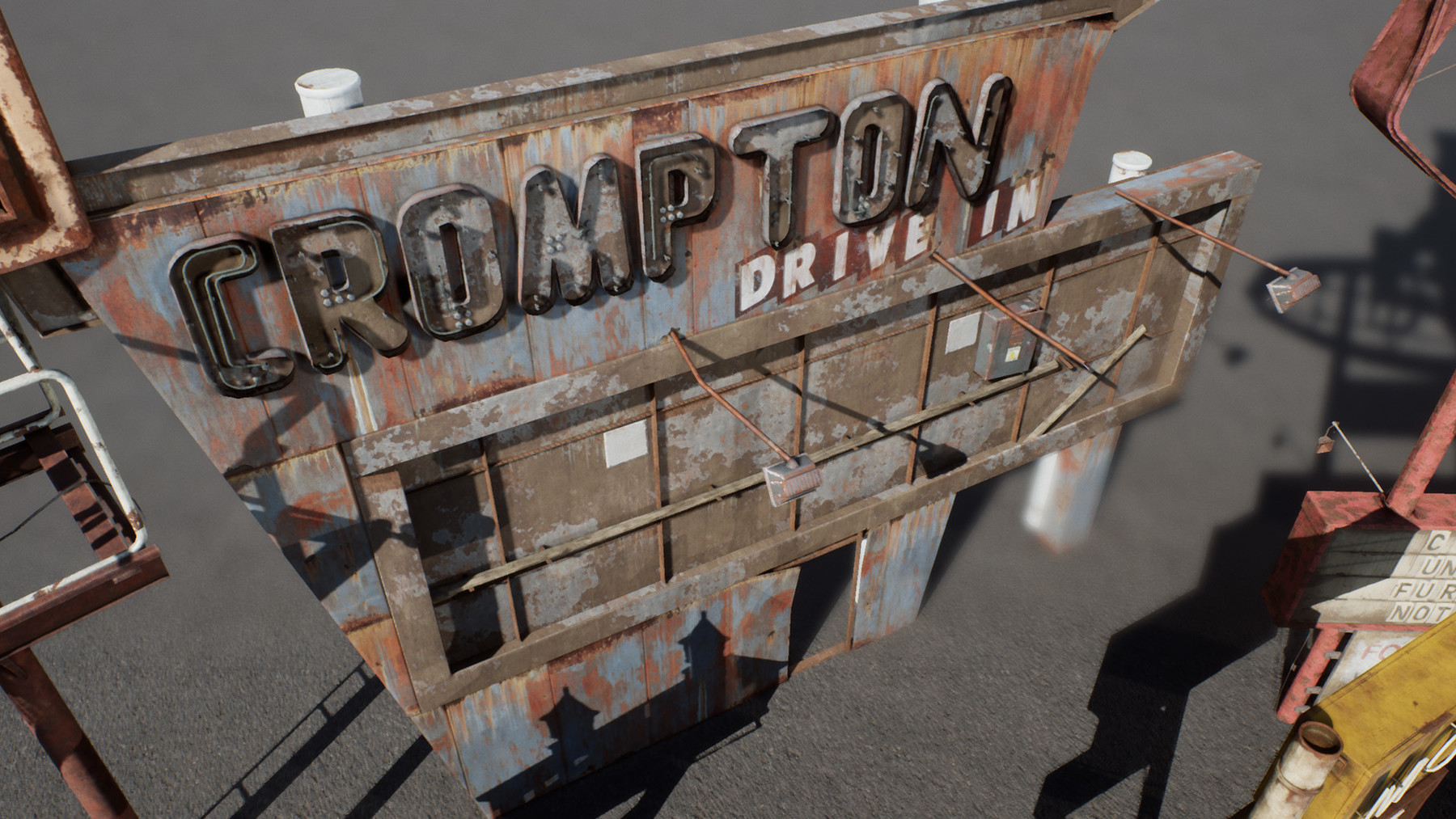 ArtStation - Post Apocalyptic Signs - VOL 2 | Game Assets