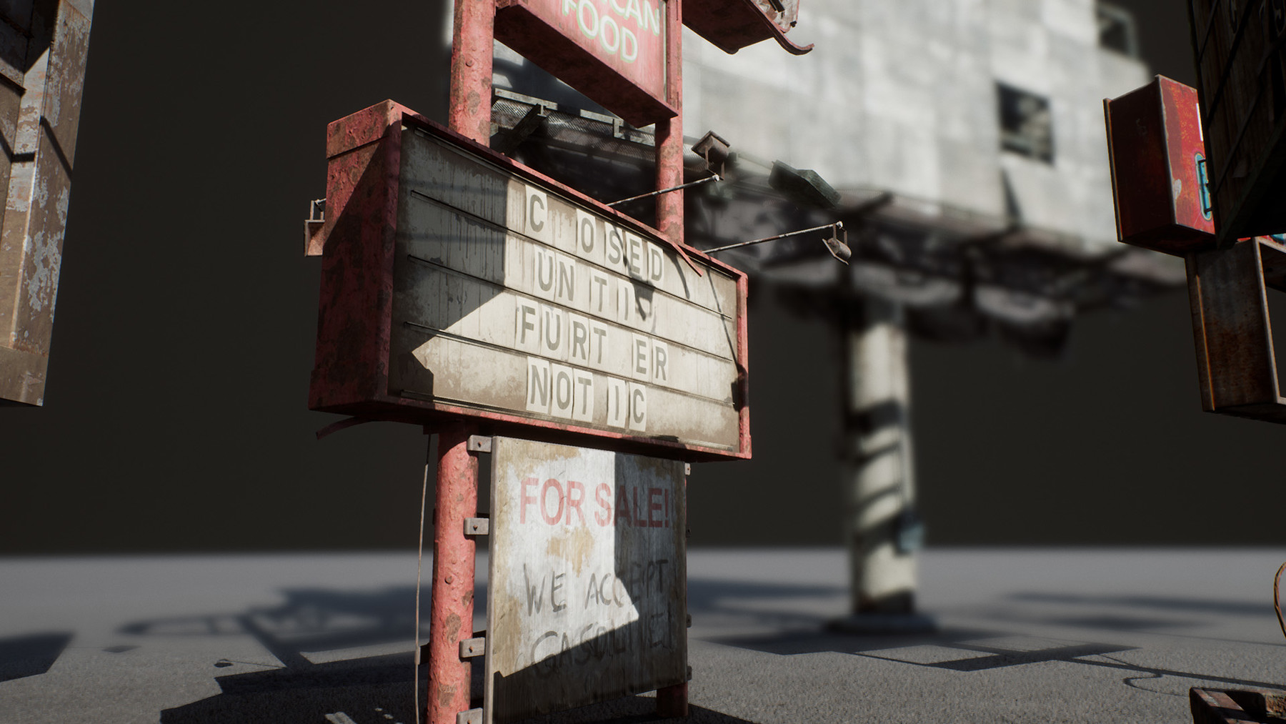 ArtStation - Post Apocalyptic Signs - VOL 2 | Game Assets