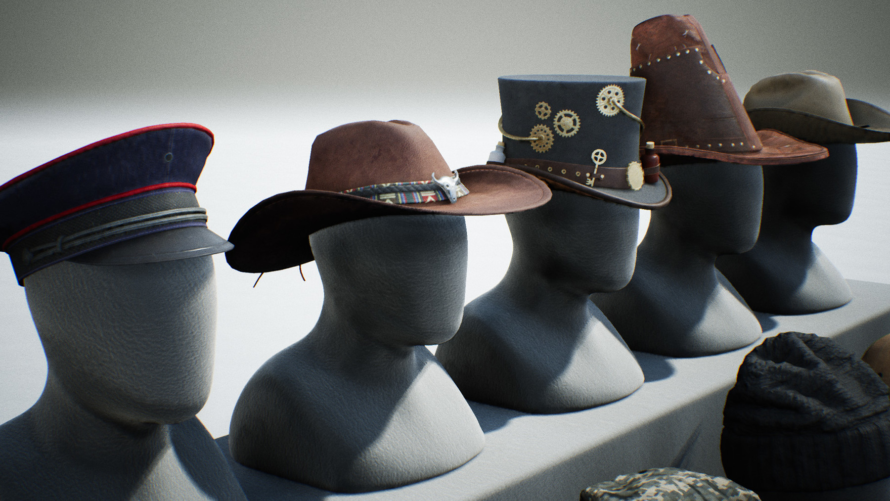 ArtStation - Variety Hats Pack - VOL 1 | Game Assets