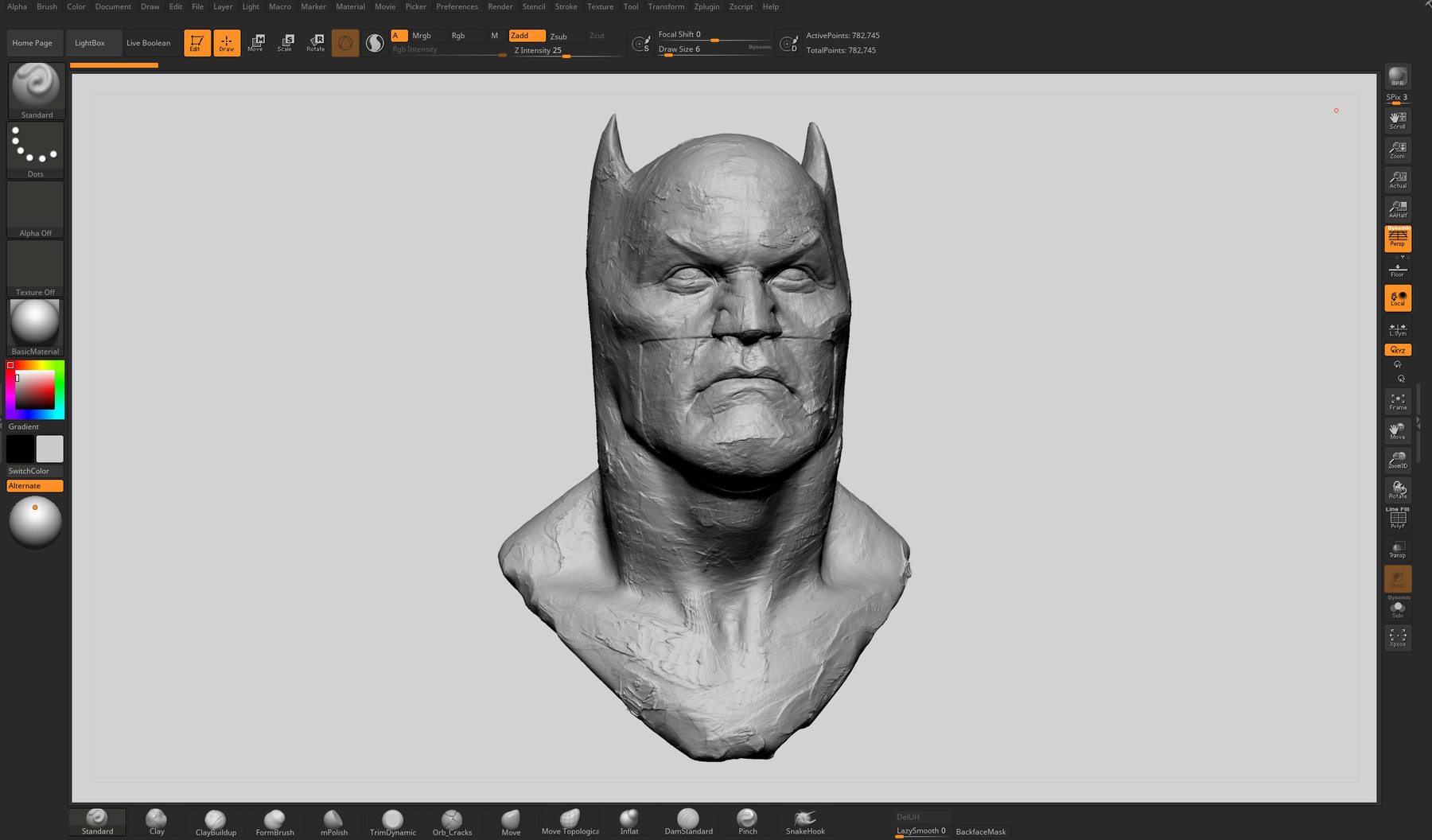 ArtStation - Batman Bust | Resources