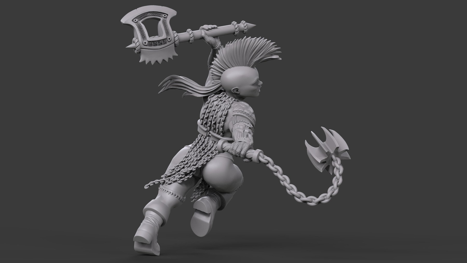 ArtStation - Female Dwarf Warrior_02 | Resources