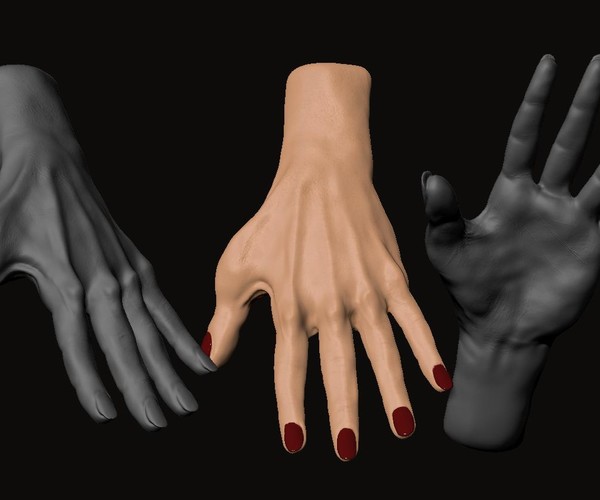 ArtStation - Female Hand Sculpt | Game Assets