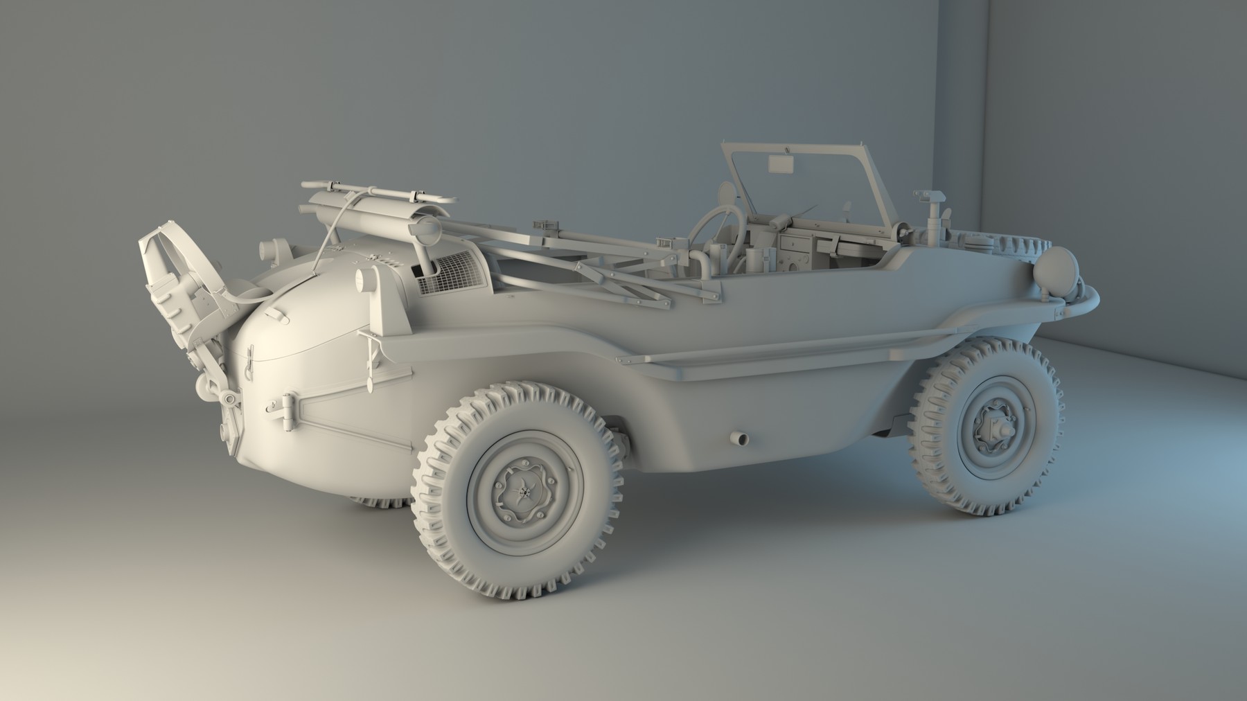 ArtStation - Volkswagen type 166 Schwimmwagen | Resources