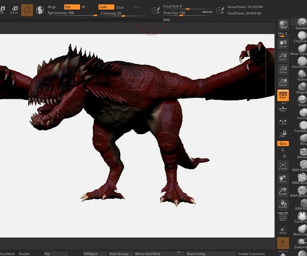 ArtStation - Wyvern Rex Sculpt | Game Assets