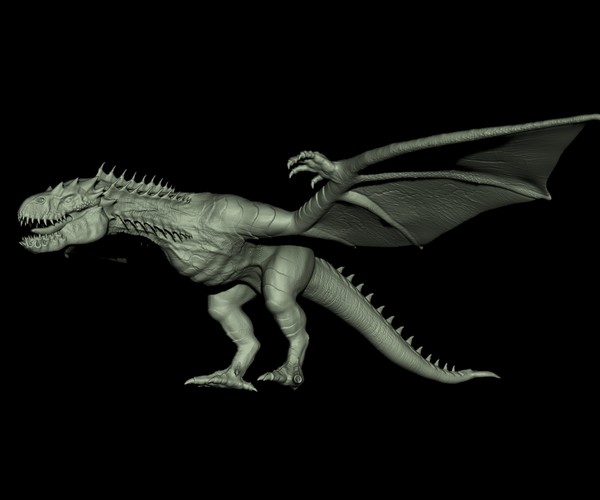 ArtStation - Wyvern Rex Sculpt | Game Assets