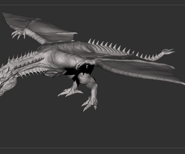 ArtStation - Wyvern Rex Sculpt | Game Assets