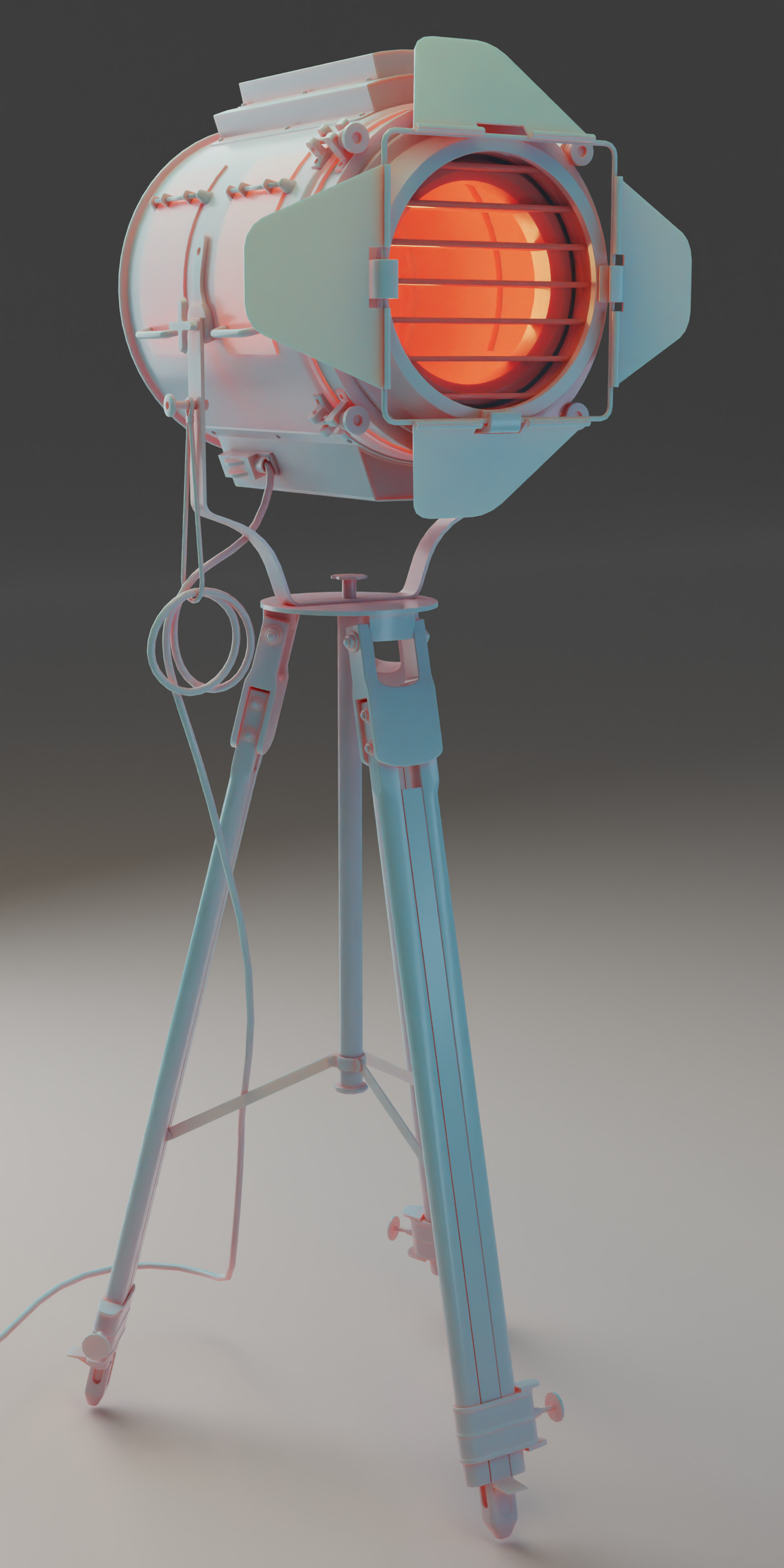 ArtStation - Vintage Hollywood Stage Light - Blender to Unreal | Tutorials