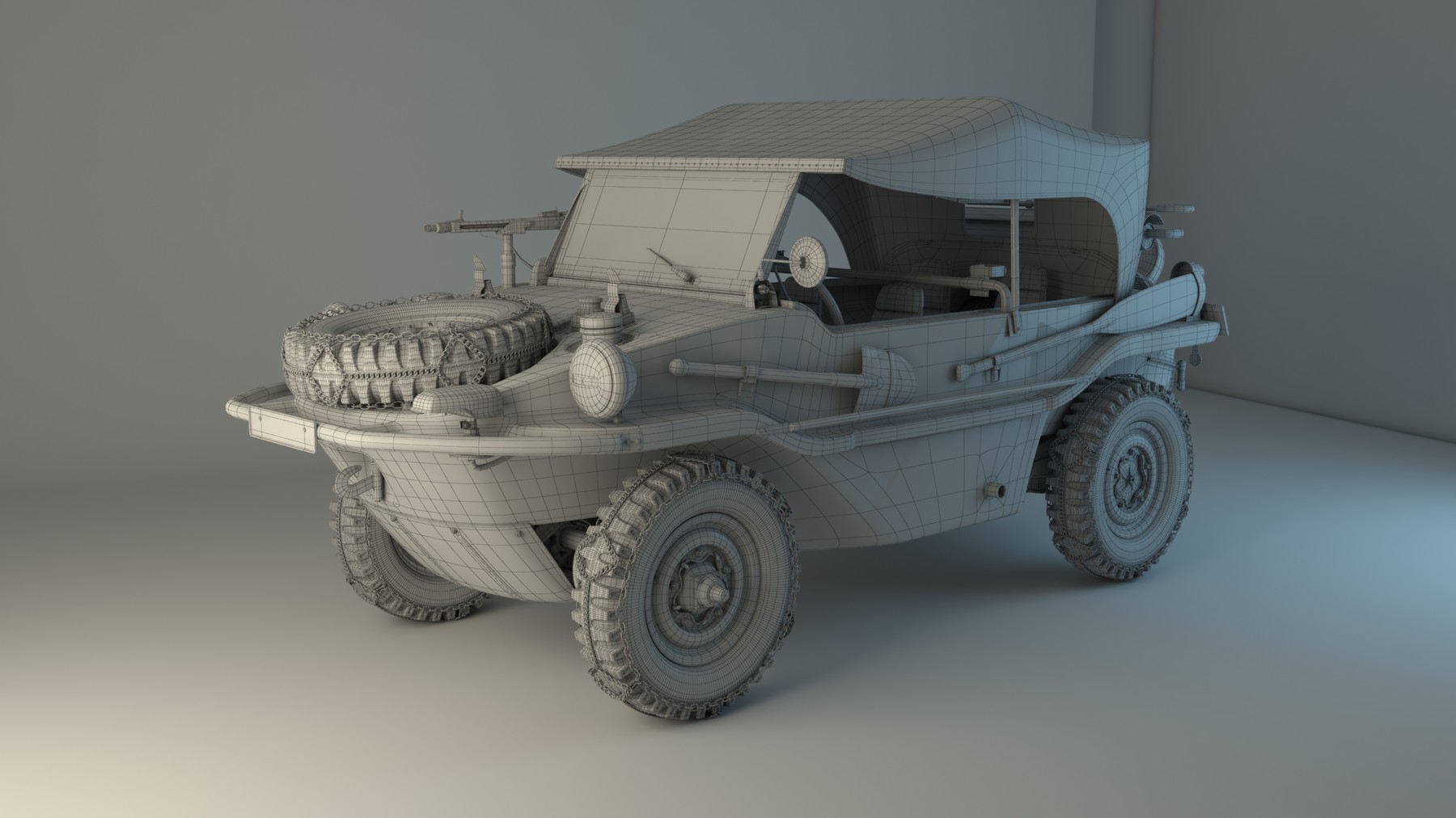 Balazs Tabanyi - Volkswagen type 166 Schwimmwagen military edition