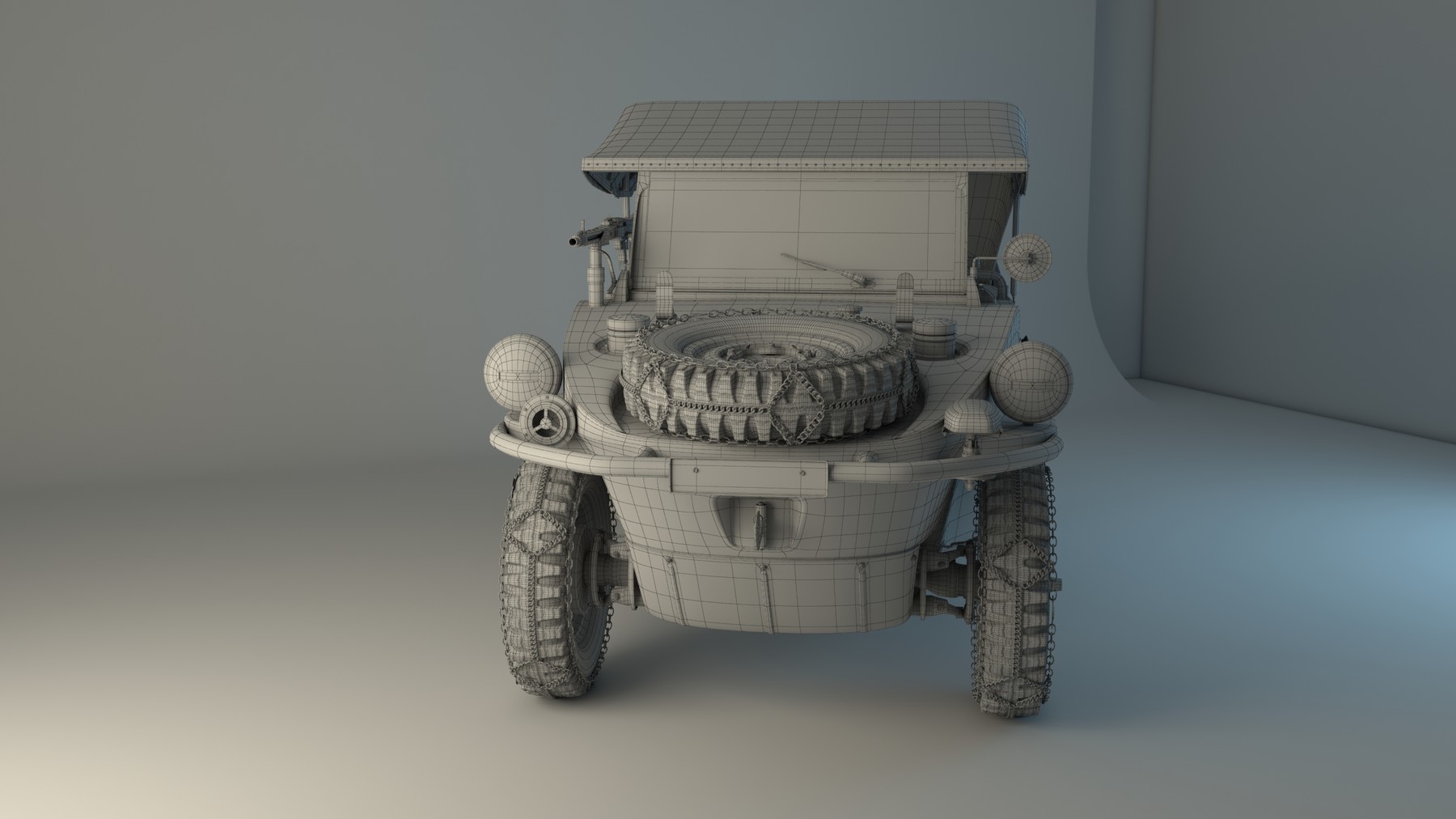 ArtStation - Volkswagen type 166 Schwimmwagen military edition | Resources