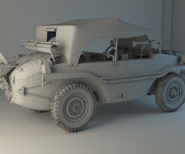 ArtStation - Volkswagen type 166 Schwimmwagen military edition | Resources