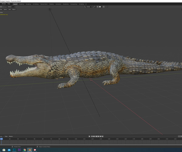 ArtStation - Aligator | Game Assets