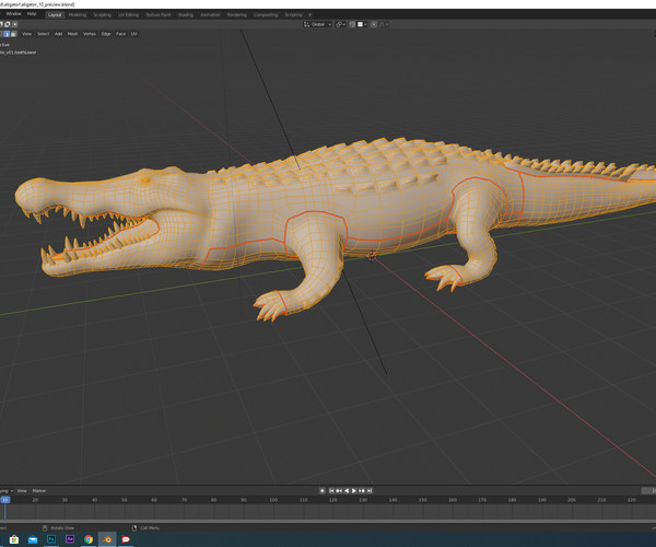 ArtStation - Aligator | Game Assets