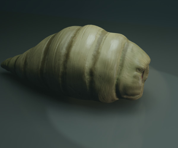 ArtStation - Horror of the Deep Alien Worm Creature | Game Assets