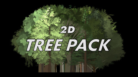 ArtStation - 2D Tree Pack | Game Assets