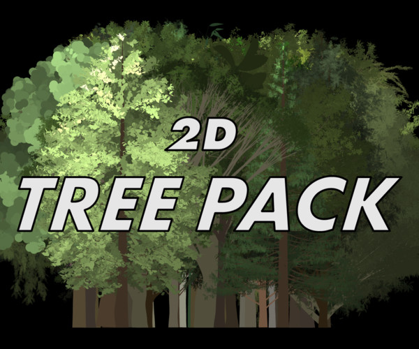 ArtStation - 2D Tree Pack | Game Assets