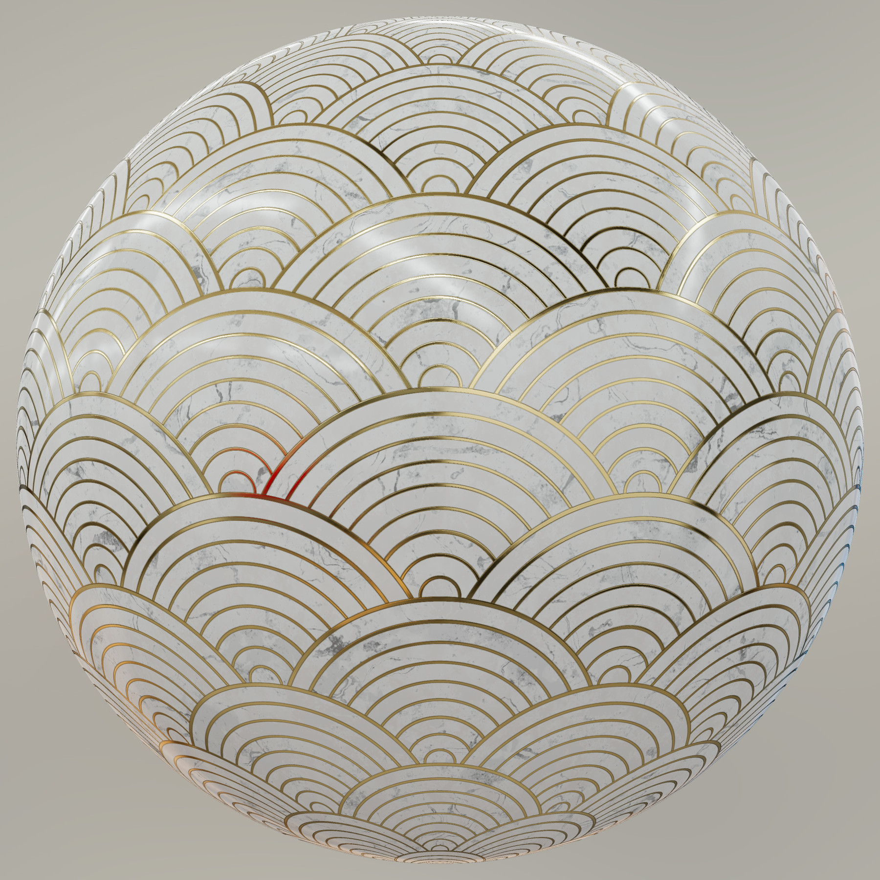 ArtStation - Procedural Marble Fish Scales | Game Assets