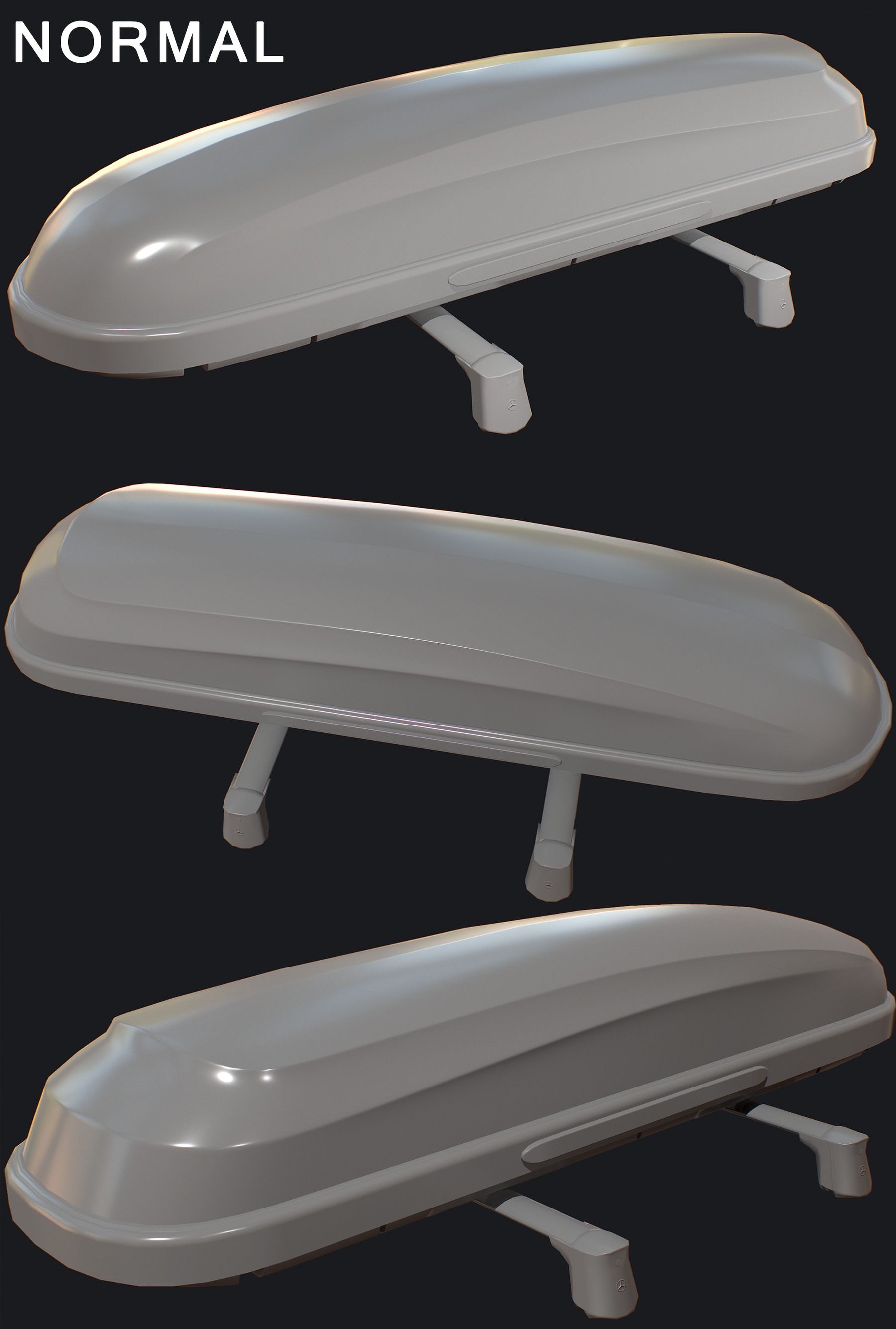 ArtStation - Rooftop Cargo Box | Game Assets