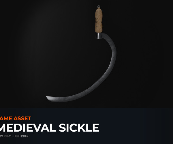 ArtStation - Medieval Sickle | Game Assets