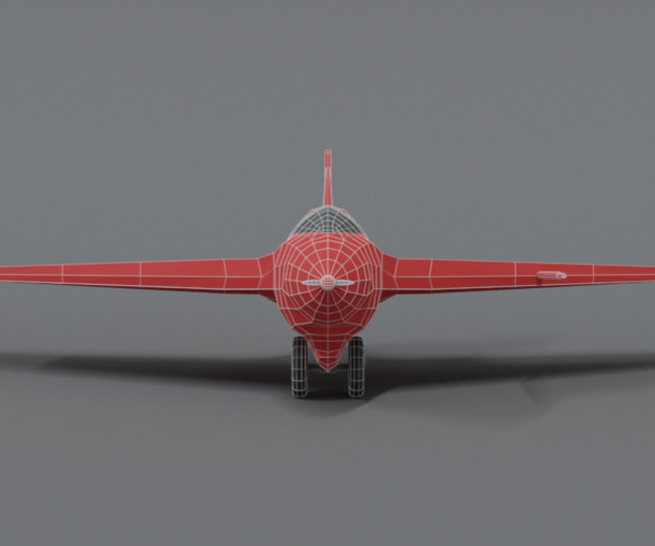 ArtStation - Low Poly Cartoon Messerschmitt Me 163 Komet Airplane ...