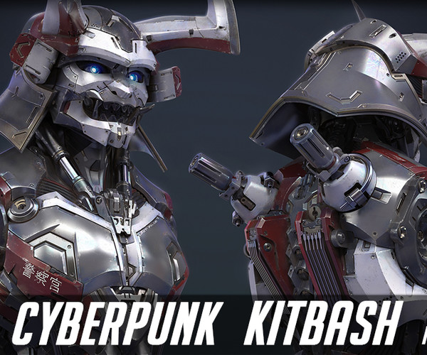 ArtStation - 122 Cyberpunk Kitbash Set 01 | Resources