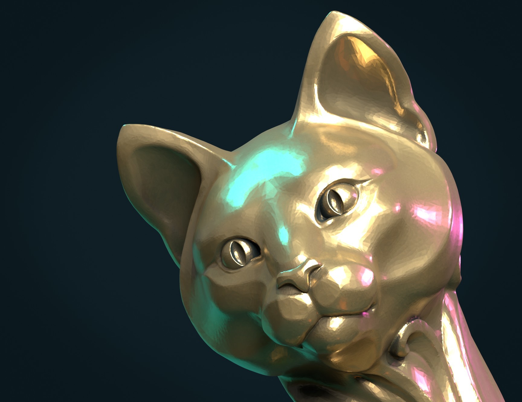 ArtStation - Cat figurine | Resources