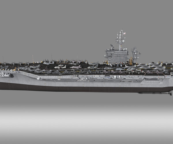 ArtStation - Aircraft Carrier Ship | Game Assets