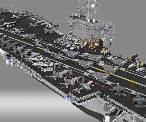 ArtStation - Aircraft Carrier Ship | Game Assets