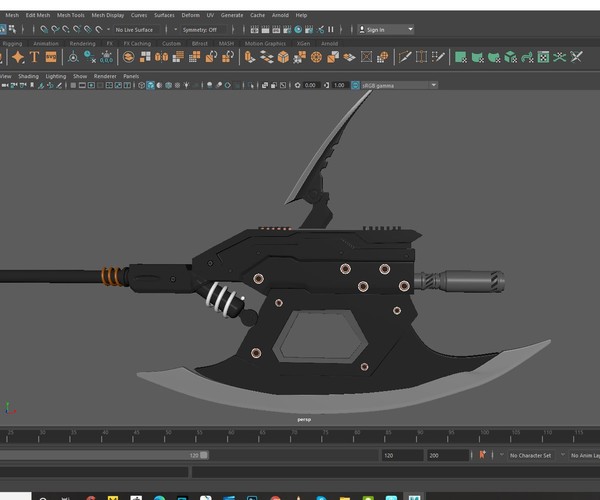 ArtStation - sci_fi axe (3d model) | Resources