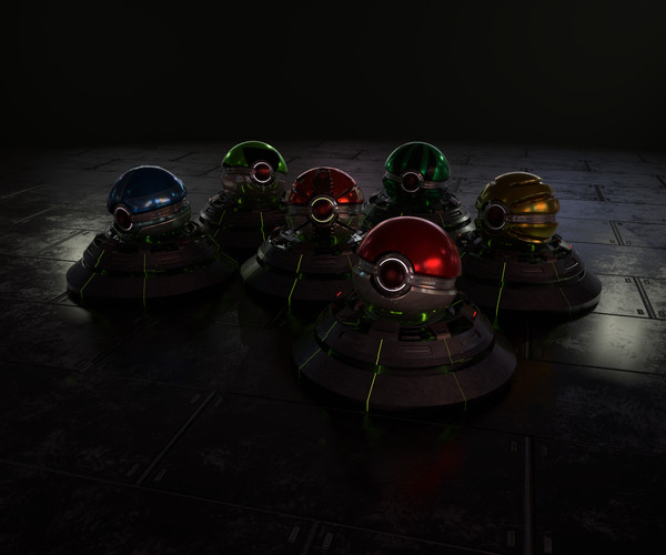 ArtStation - Sci-fi Pokeball | Resources