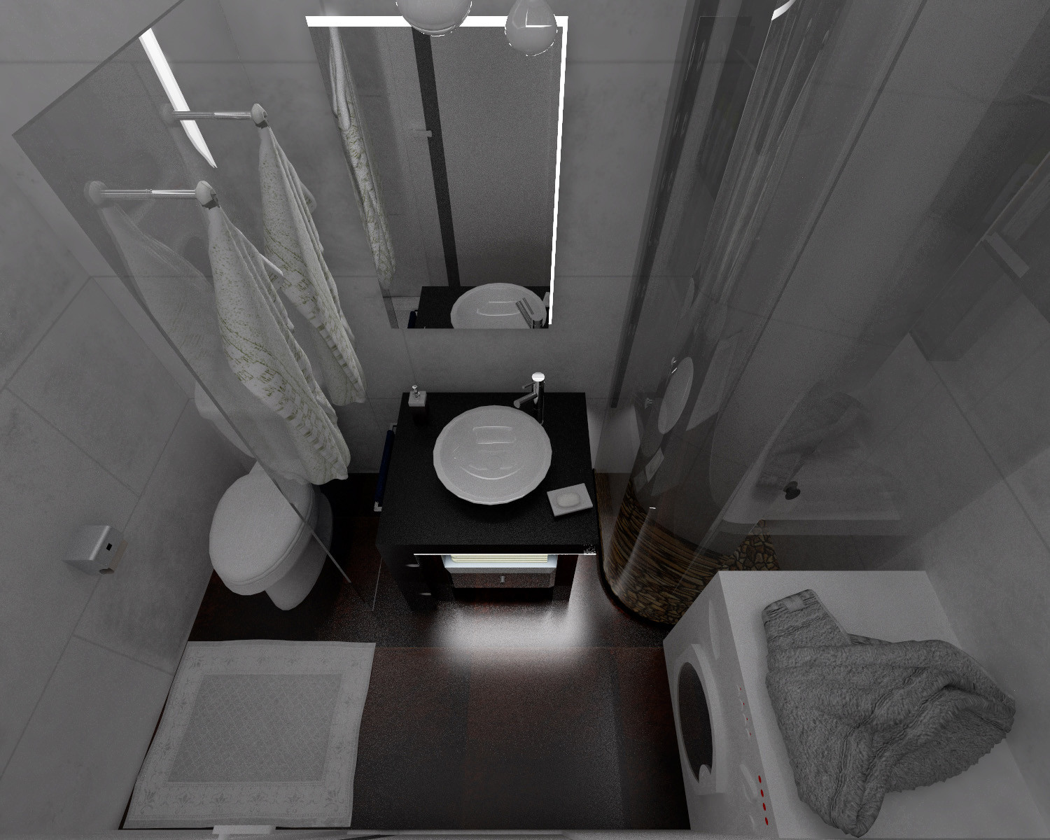 ArtStation - Bathroom 3D model with V-Ray settings | Resources