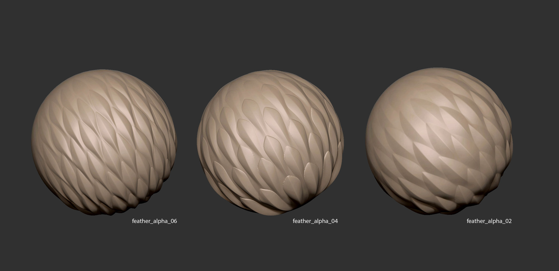 ArtStation - Stylized Fur And Feather Alphas | Brushes