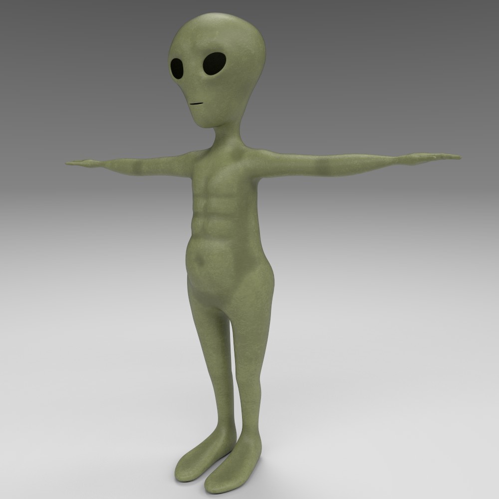 ArtStation - 3D Alien Low Poly | Resources