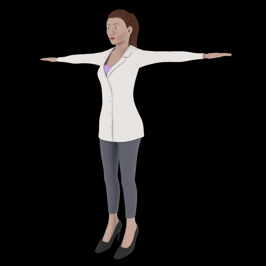 ArtStation - Lab Assistant 3D model | Resources