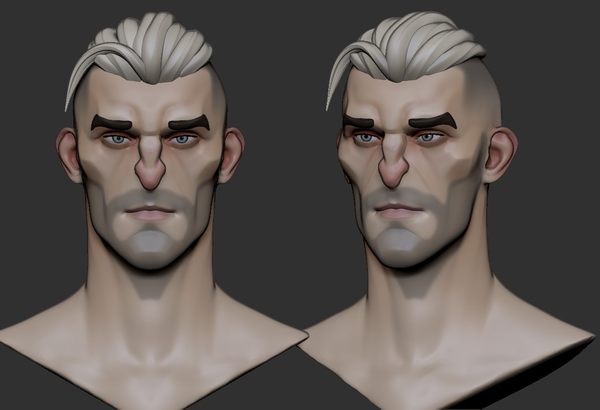 pabloperdomo - stylized head male