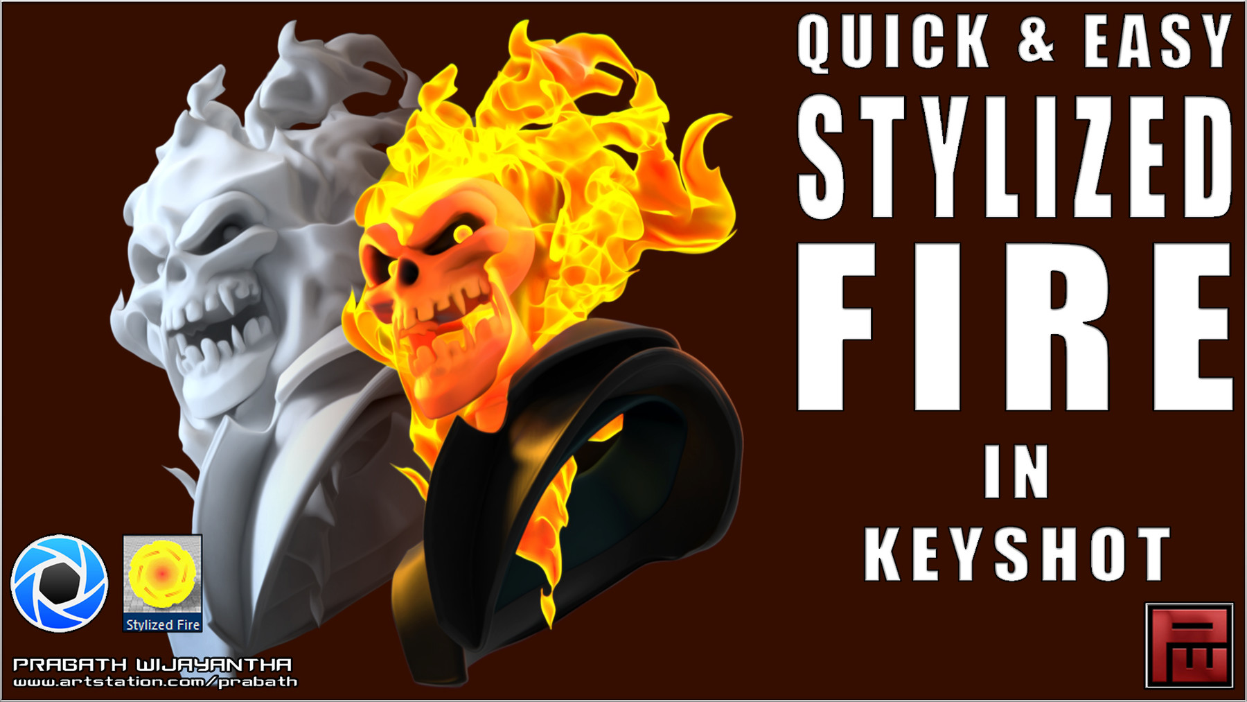 ArtStation - Keyshot- Stylized Fire | Tutorials