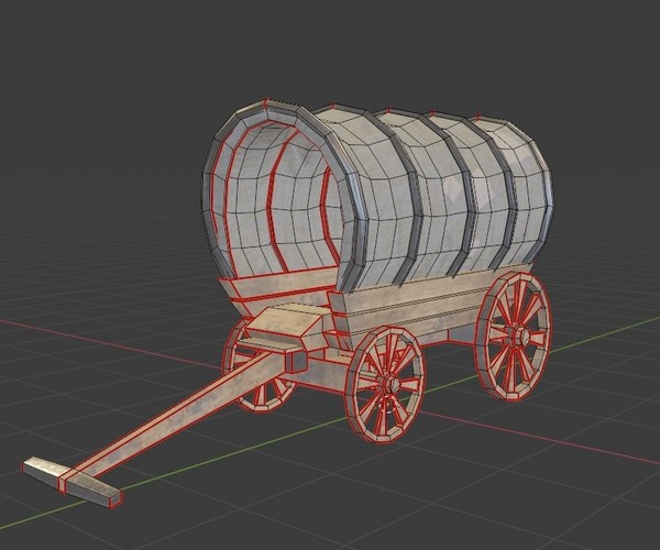 ArtStation - Wagon 3D model | Game Assets