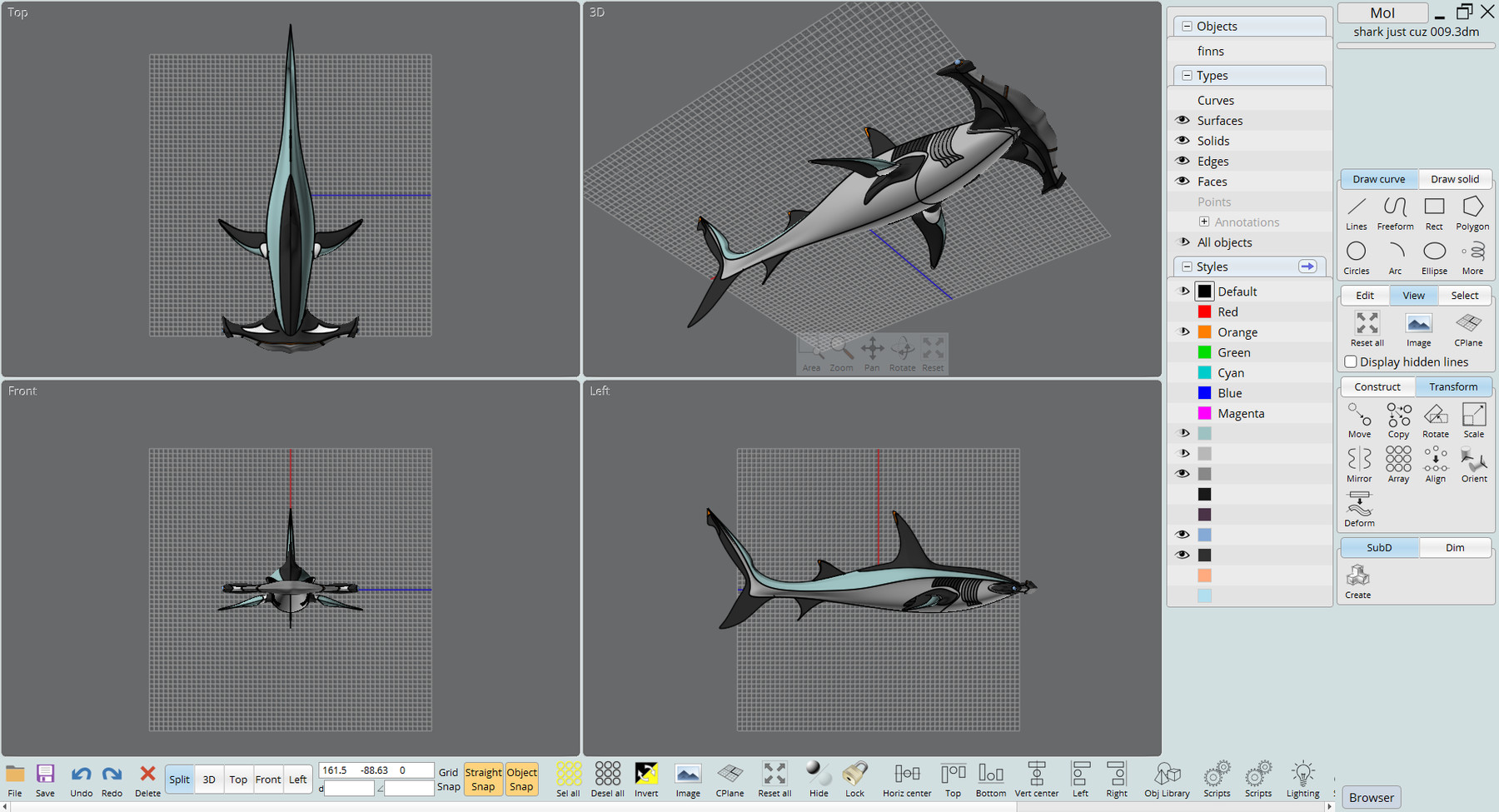 ArtStation - Moi3D : an organic form study | Tutorials